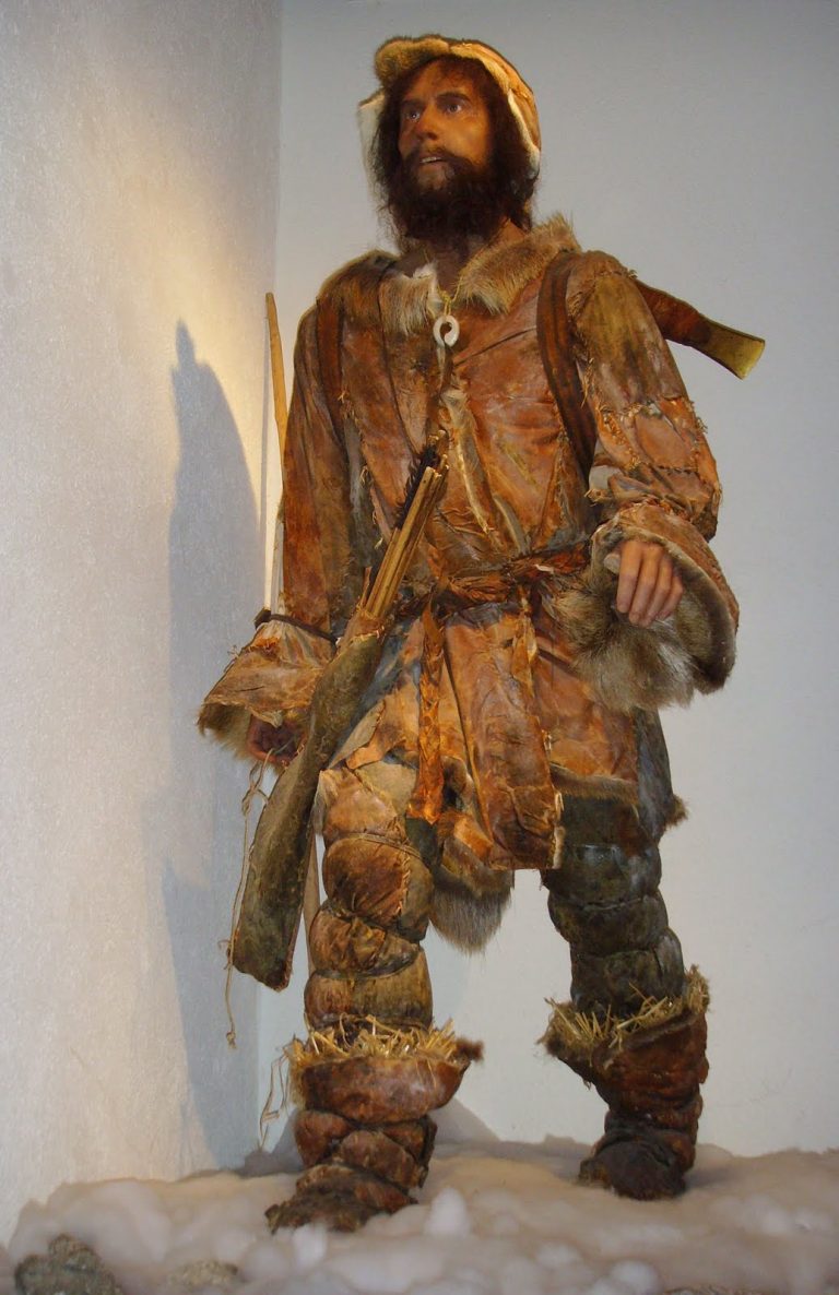 Abbigliamento dell'uomo primitivo.