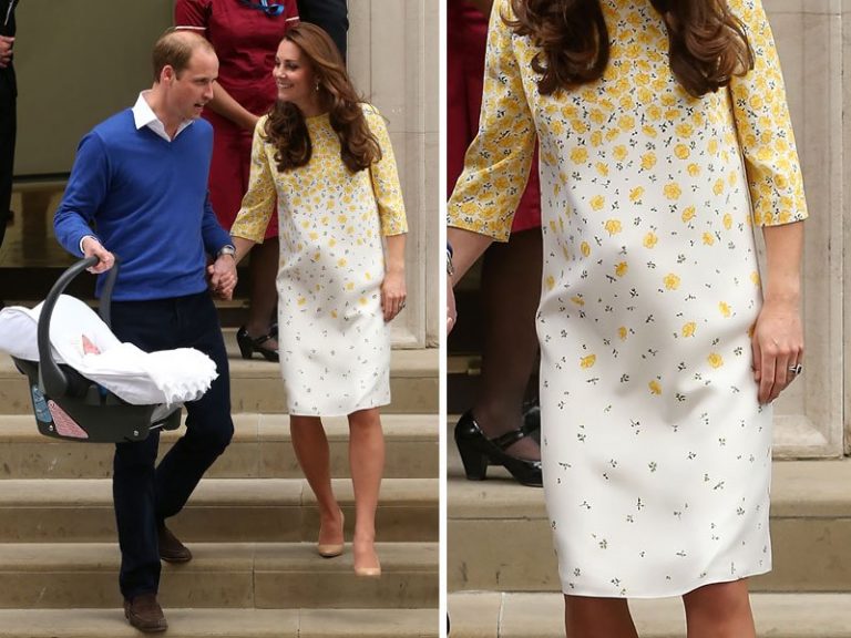 Look delle star: Kate Middleton e la scelta dell'abito post parto